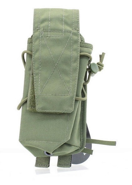 2 x AK Magazine Pouch with Velcro cover. by Splav. Green/Olive ...