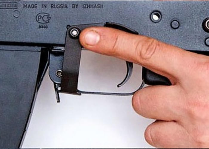 AK Mag Release «Arhipov's Lever» AK/Saiga w/o Side Rail Mount LH ...