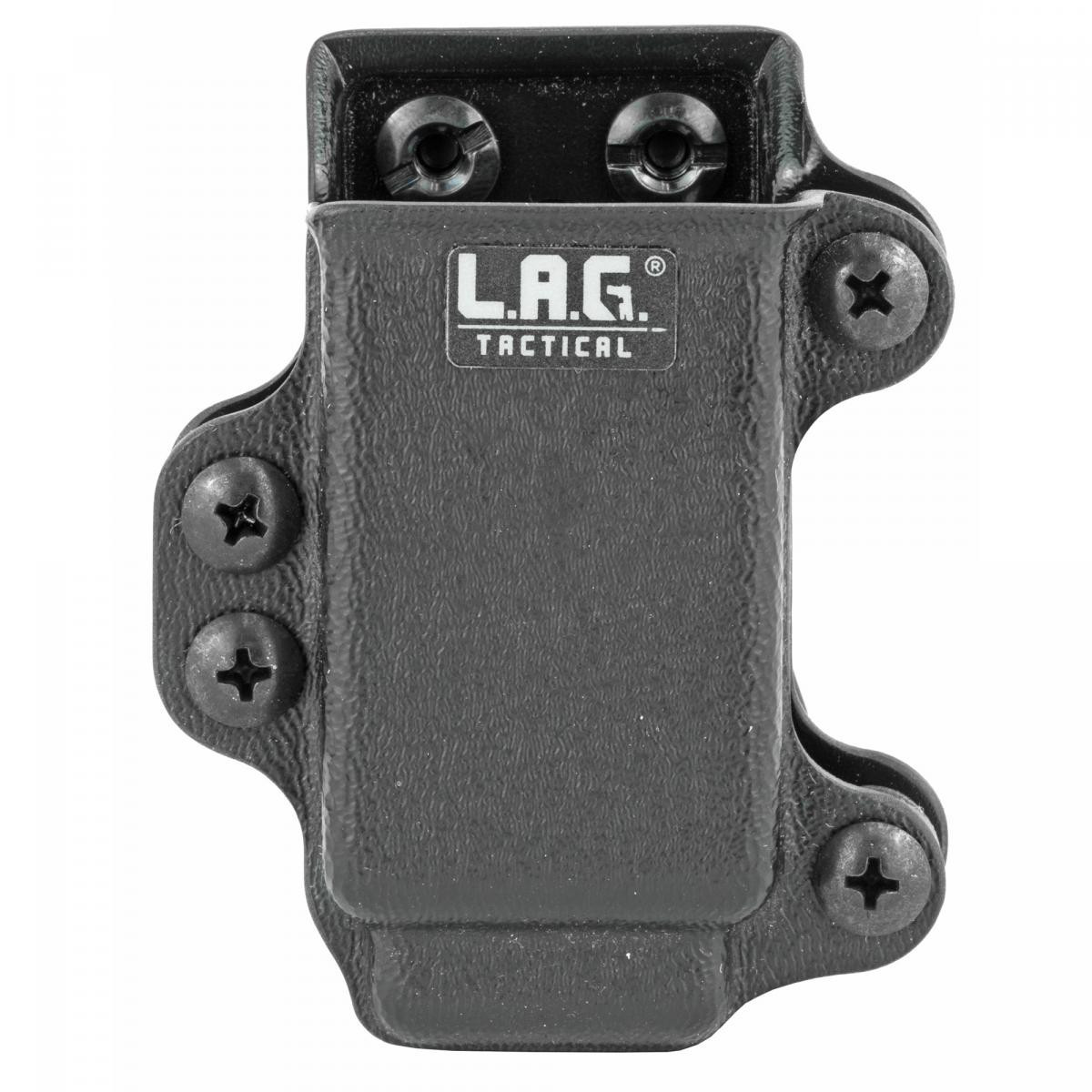 L.A.G. Single Pistol Magazine Carrier 9/40 Full Black | 4Shooters.com