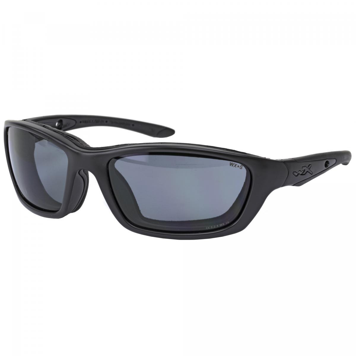 Wiley X Brick Black Ops Frame Smoke Grey Lens | 4Shooters.com