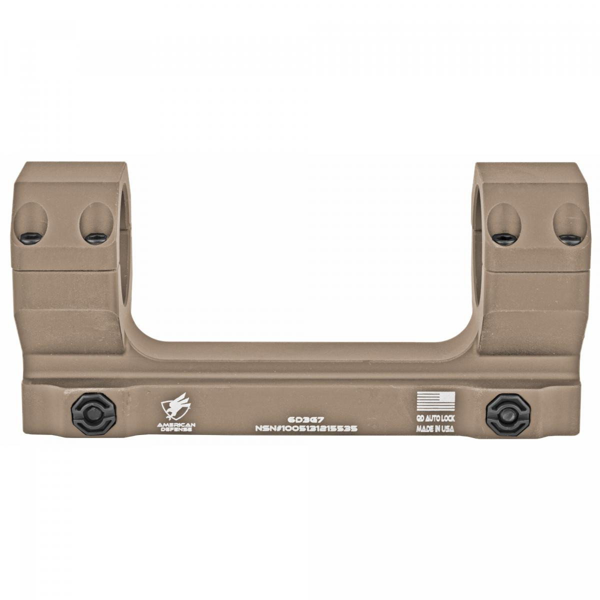 American Defense AD-Delta Scope Mount 30mm FDE Titanium | 4Shooters.com