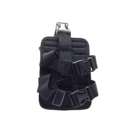 AK Double Magazine Drop Leg Pouch Black | 4Shooters.com