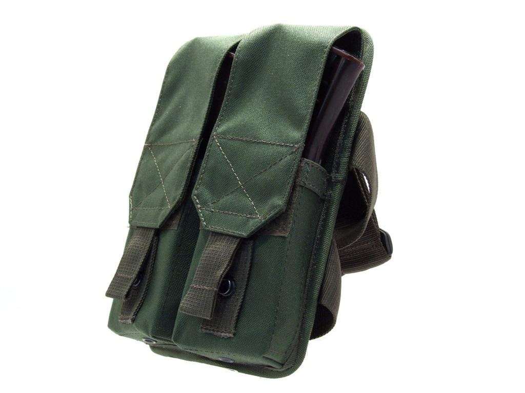 MagOr-S AK Double Magazine Drop Leg Pouch OD Green | 4Shooters.com