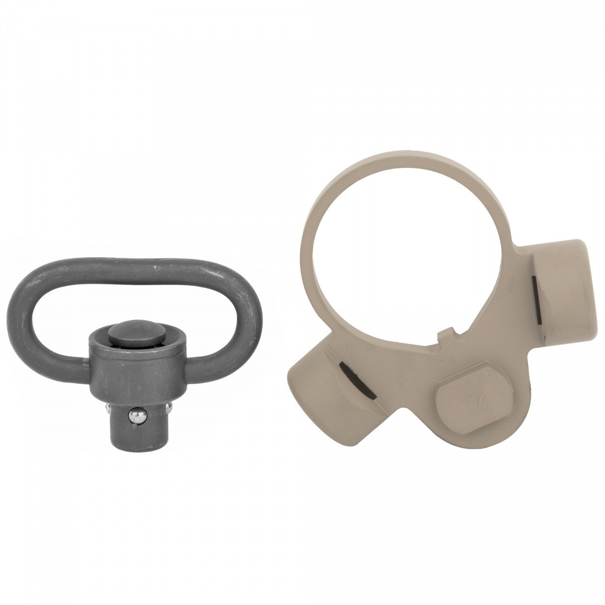 Troy Sling Mount Black QD Push Button Swivel | 4Shooters.com