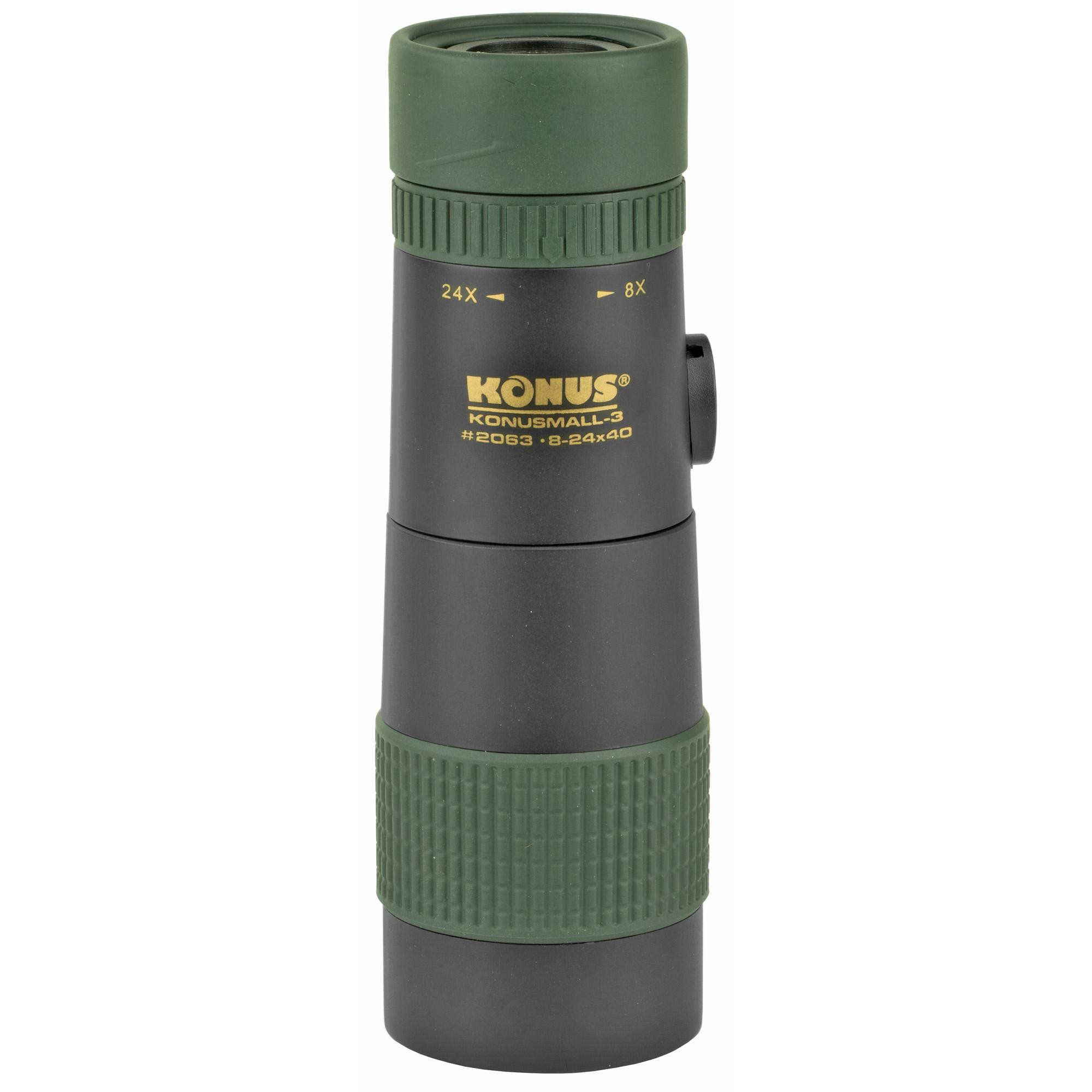 Konus KonuSmall-3 Monocular 8-24X40 Black/Green | 4Shooters.com