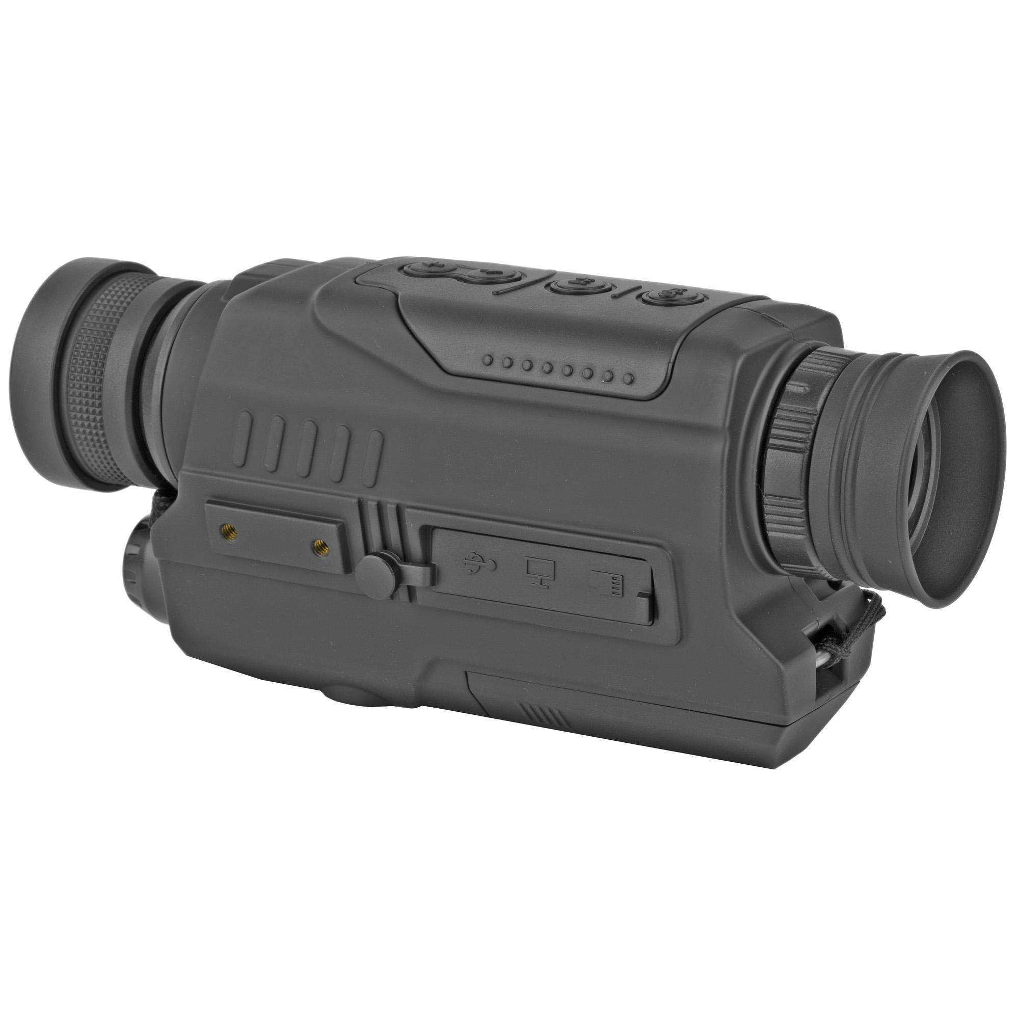 Konus KonuSpy-12 DG 5-25X32 Night Vision Monocular Black | 4Shooters.com