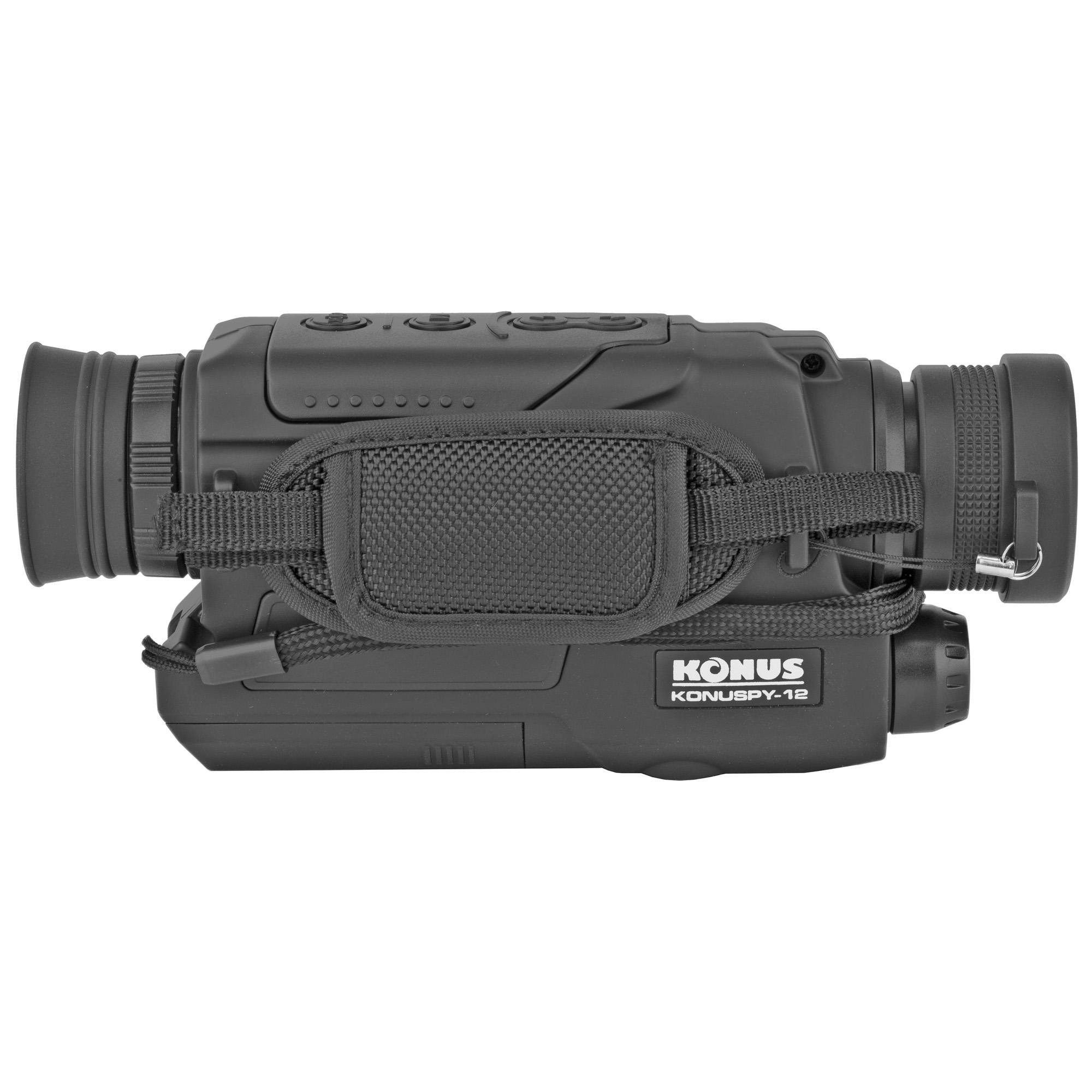 Konus KonuSpy-12 DG 5-25X32 Night Vision Monocular Black | 4Shooters.com