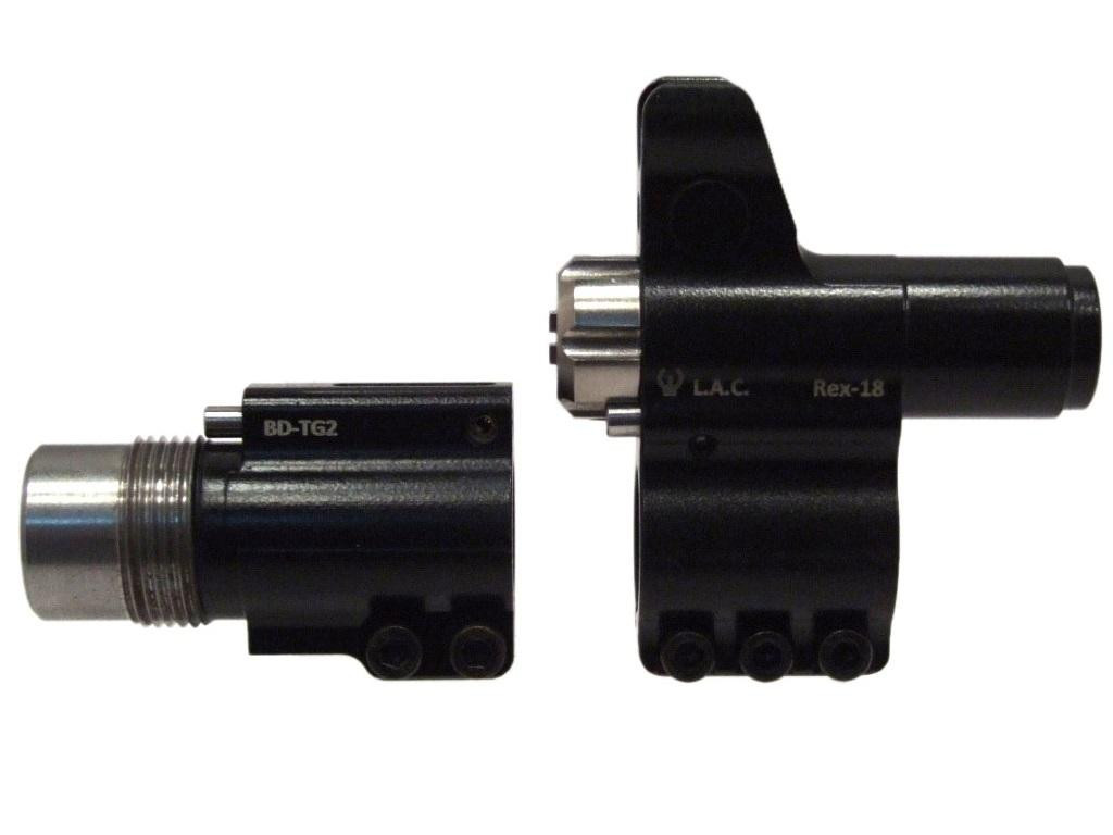 LAC Saiga 308 Adjustable Gas Block Front Sight + Muzzle Device Adapter ...