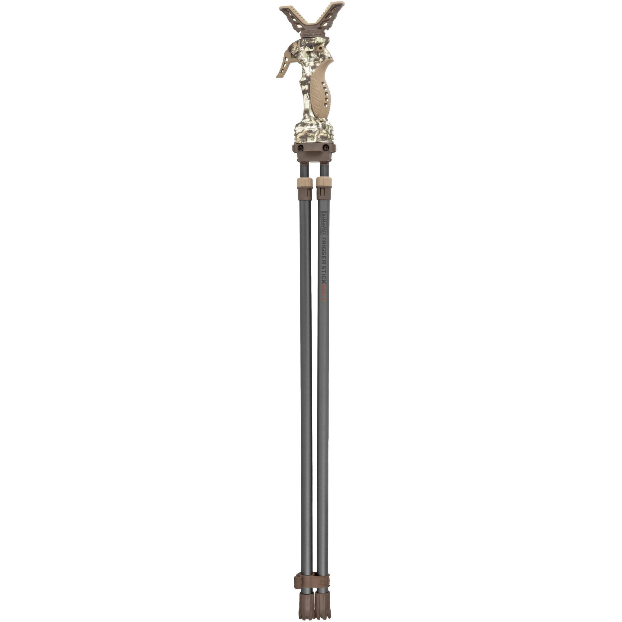 Primos Trigger Stick Tall Bi-pod 24"-62"Camo/Tan | 4Shooters.com
