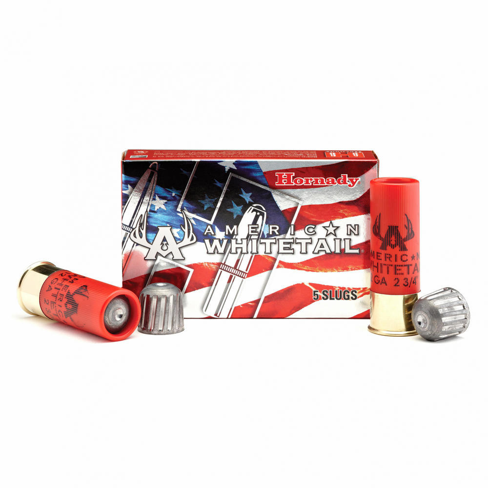 Hornady 12 Gauge Rifled Slug 1oz American Whitetail 5/100 | 4Shooters.com