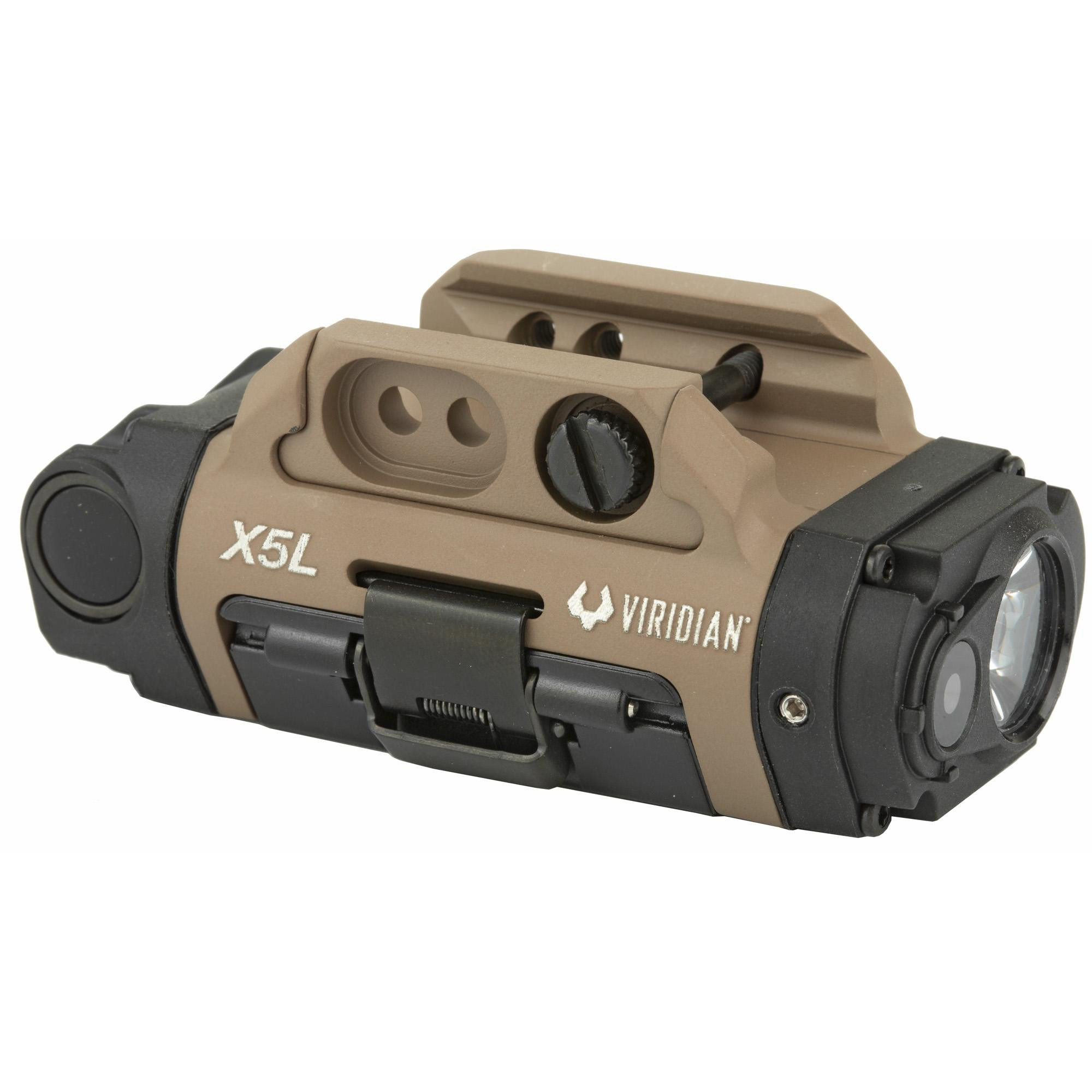 Viridian X5L Gen3 Universal Green Laser w/Tactical Light FDE ...