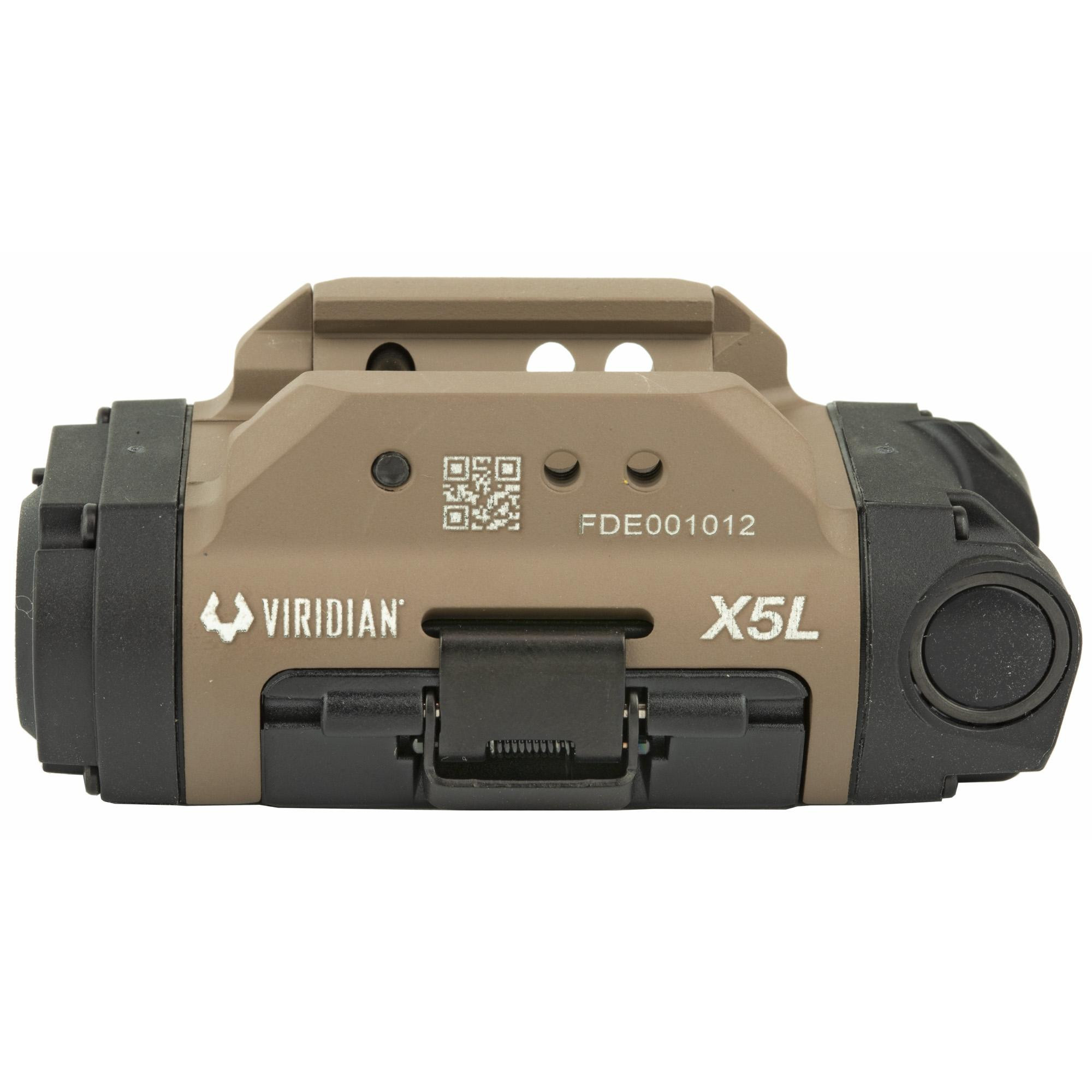 Viridian X5L Gen3 Universal Green Laser w/Tactical Light FDE ...