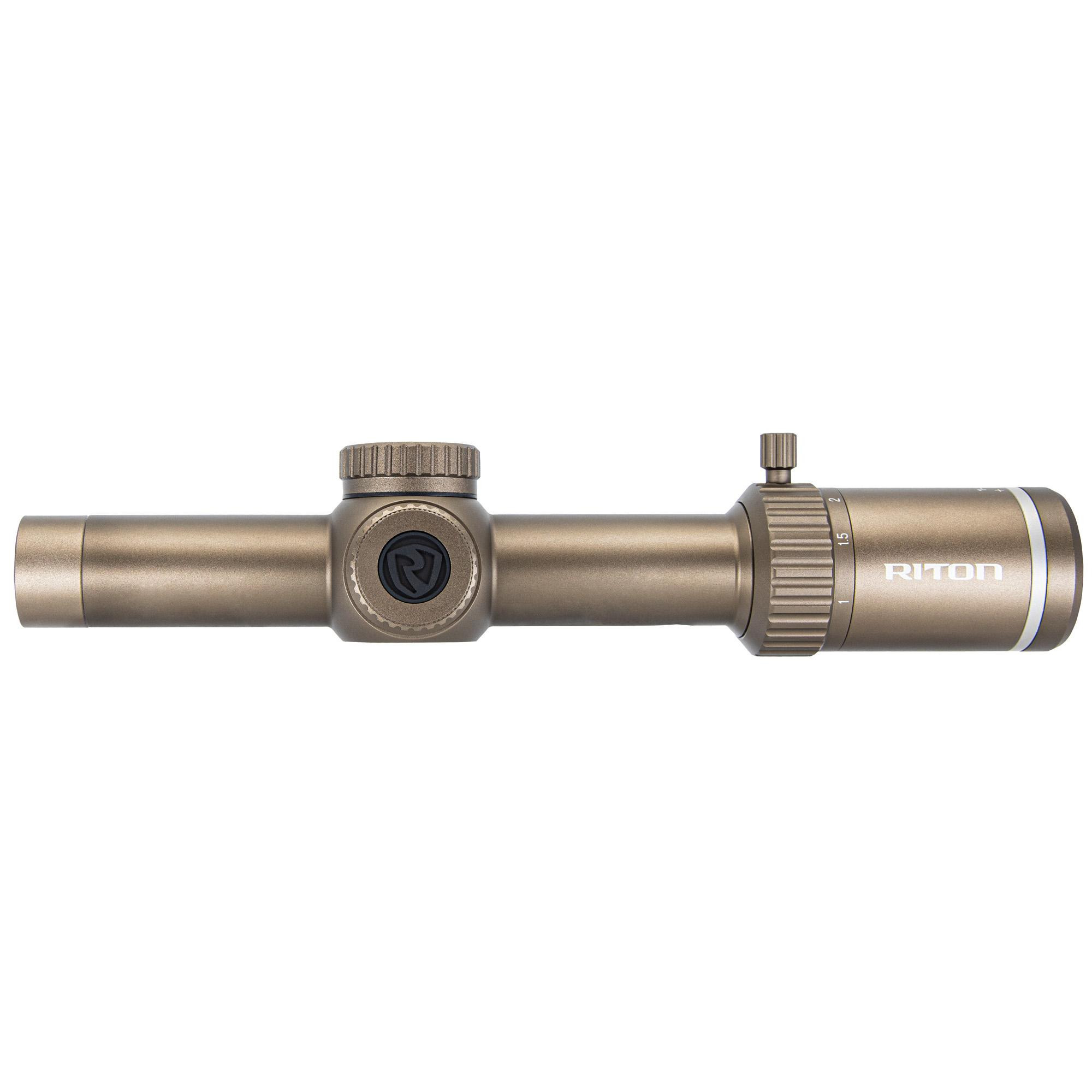 Riton X3 TACTIX 1-8X24mm OT Illuminated 30mm FDE | 4Shooters.com