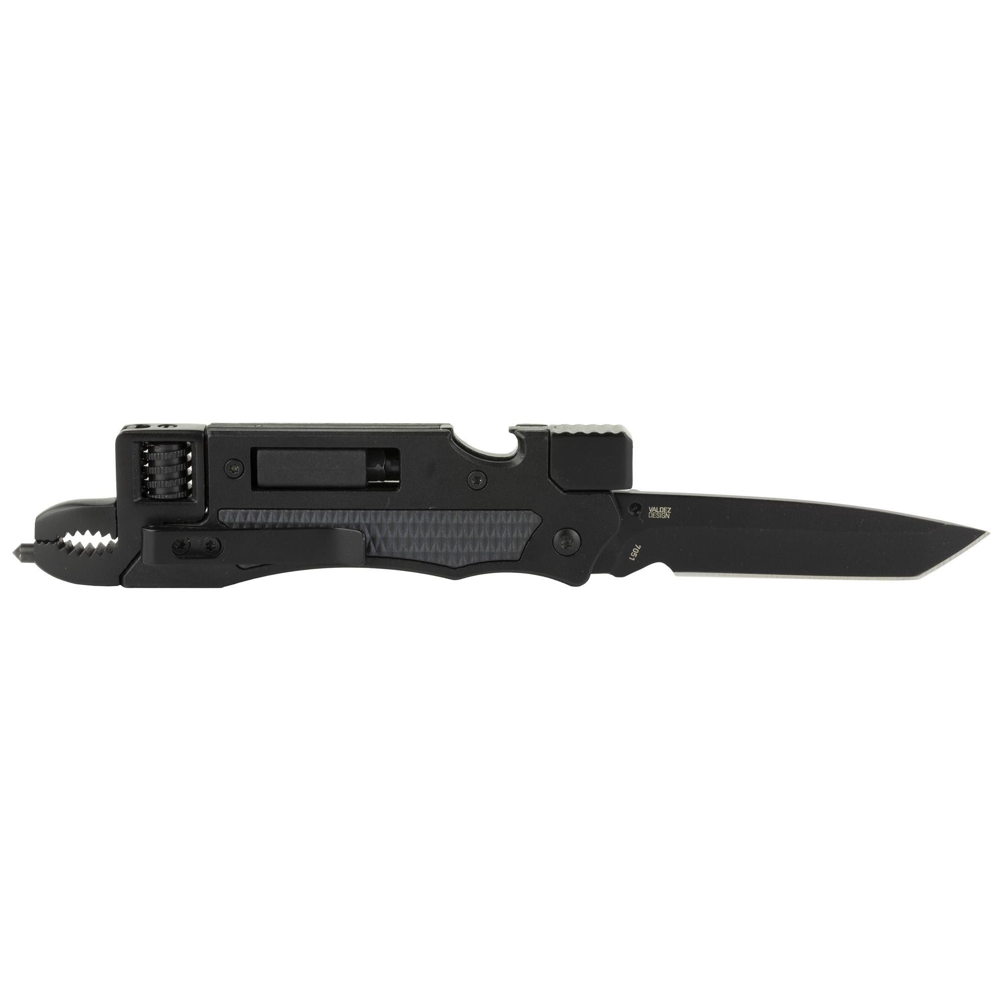 Columbia River Septimo Multi Tool 2.86" Combination Blade Edge Black ...