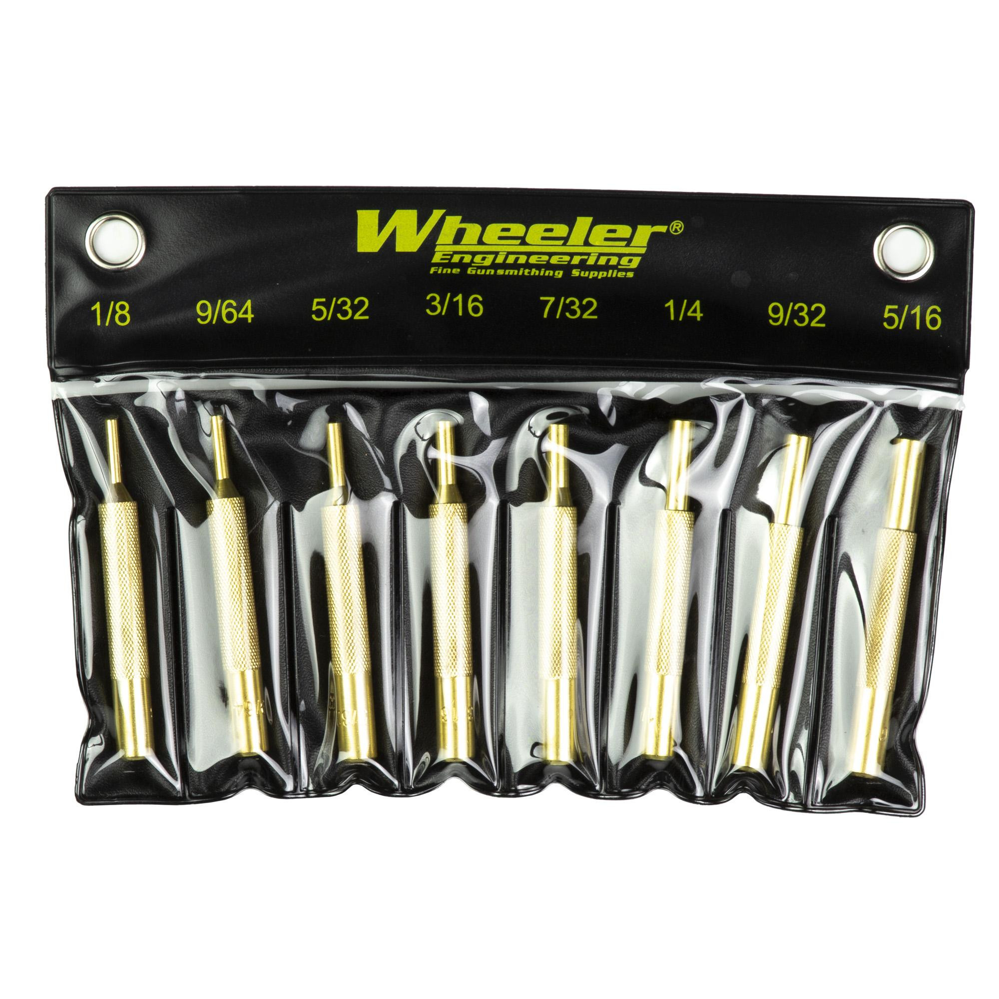 Wheeler Brass Punch Set 8 Piece | 4Shooters.com