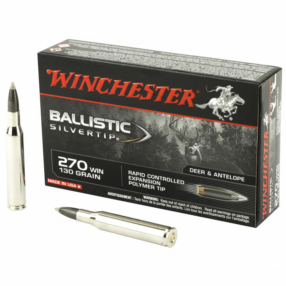 Winchester Ammunition Ballistic Silvertip 270Win 130Gr 20/200 ...