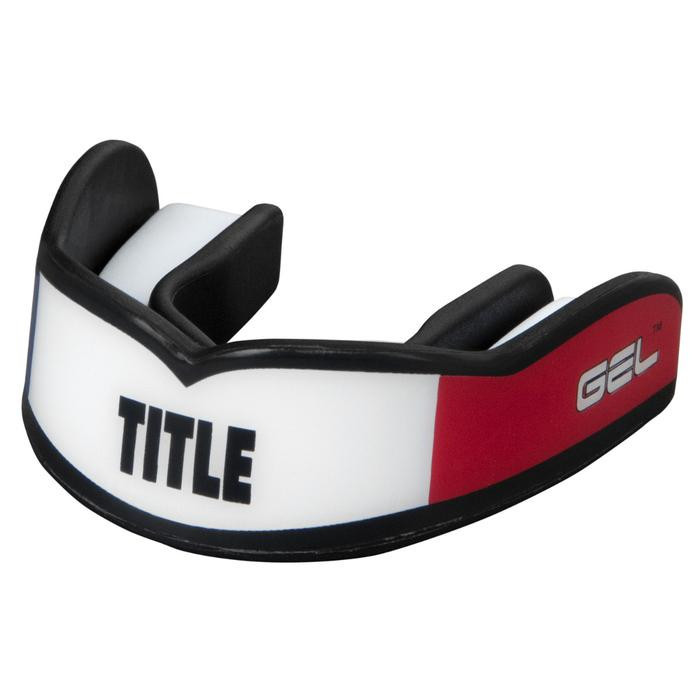 Title GEL Max Channel Pride Mouthguard Red/White/Blue USA | 4Shooters.com