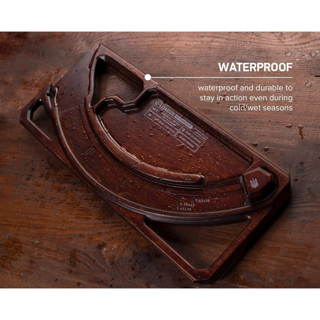 AK/AR Magazine Loader by Podavach. Natural Wood/Brown. | 4Shooters.com