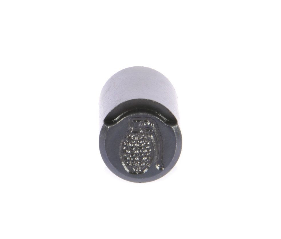 EGW Monogrammed Spring Plug - Blue - "Grenade" | 4Shooters.com