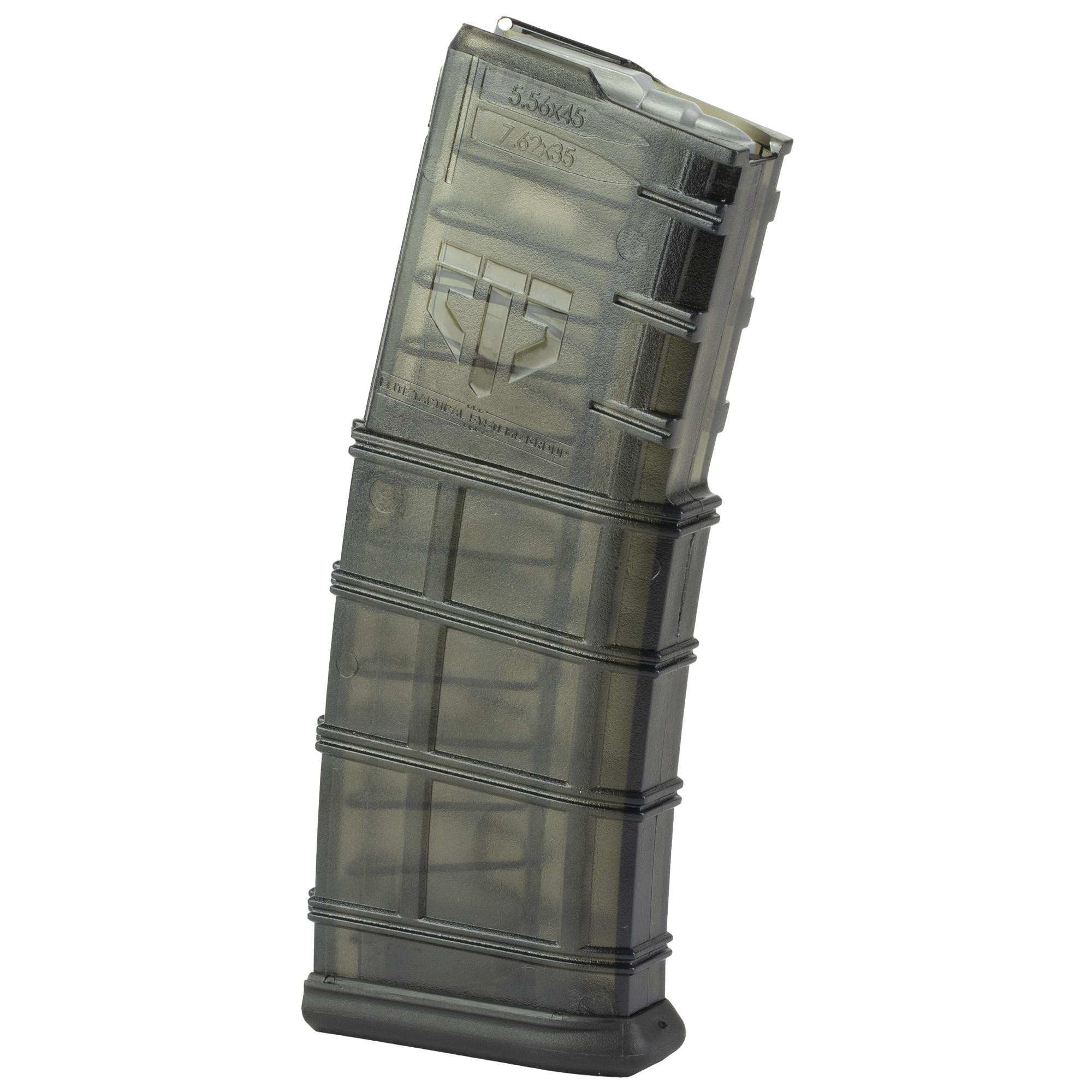 ETS Magazine AR-15 223Rem 30Rd Carbon Smoke | 4Shooters.com