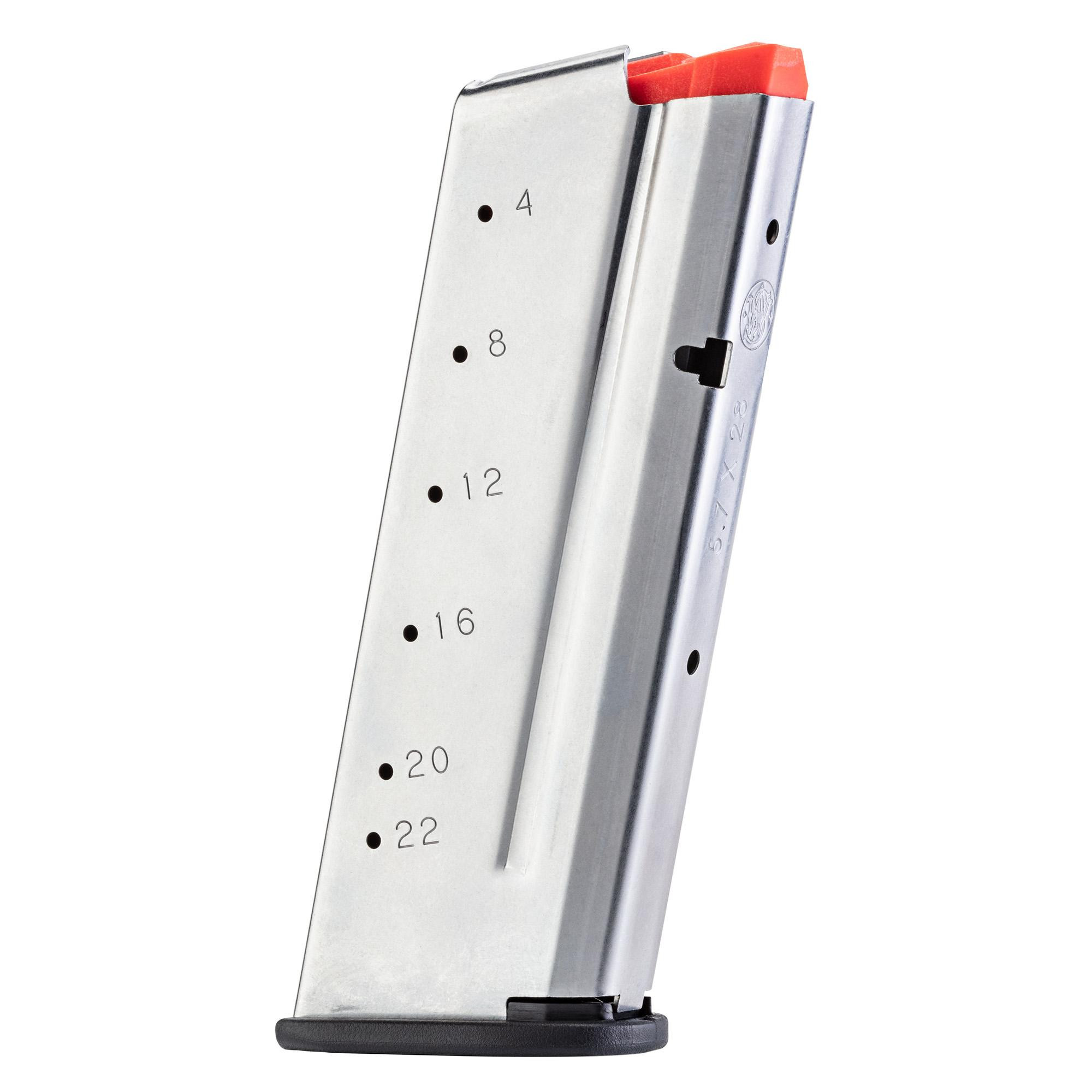 Magazine S&W M&P 5.7X28mm 22Rd Stainless Silver | 4Shooters.com