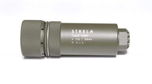 AK47/AKM Flash Hider By Strela Gen 2 Cerakote OD Green | 4Shooters.com