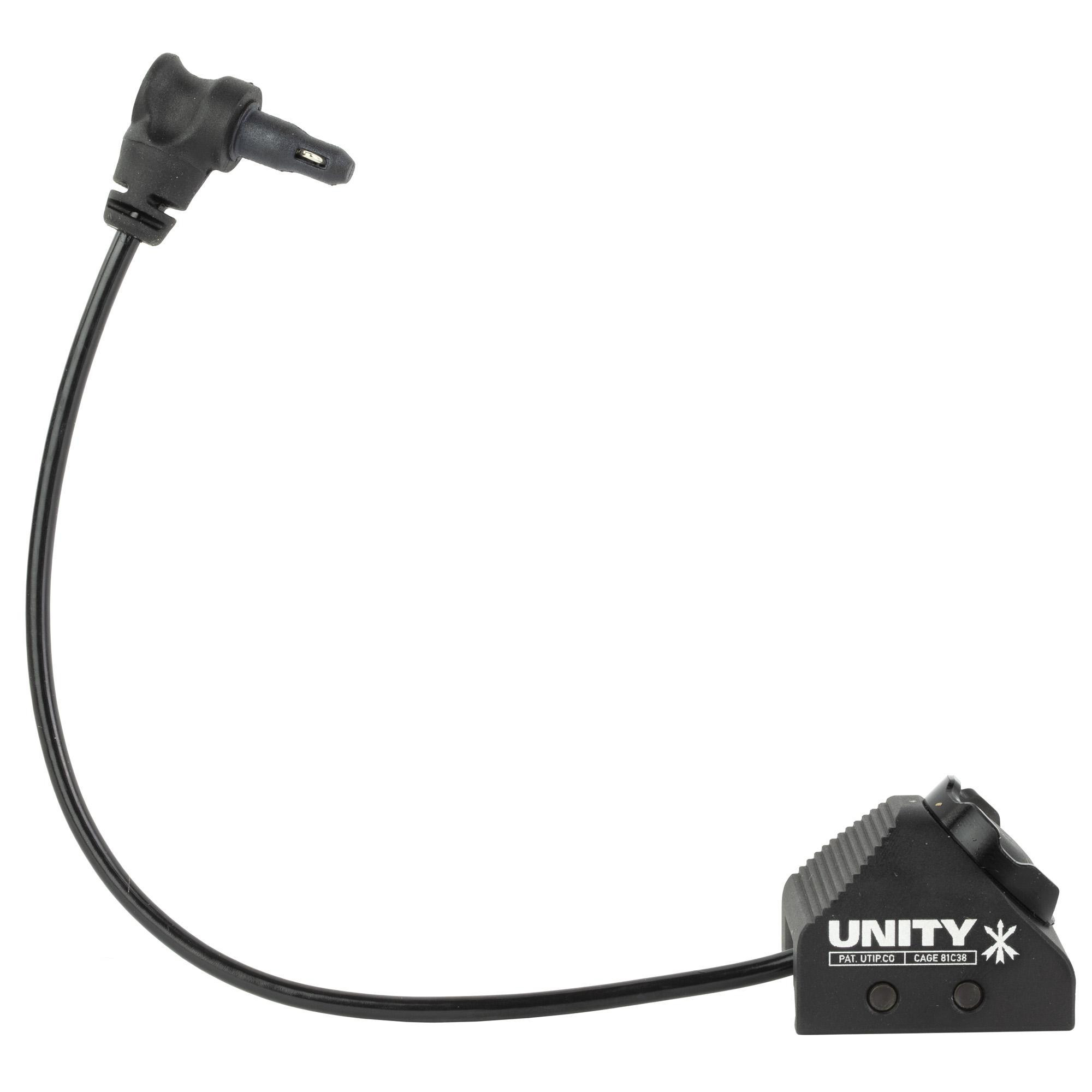 Unity Hot Button Rail w/Crane Laser Ports 7 Black | 4Shooters.com