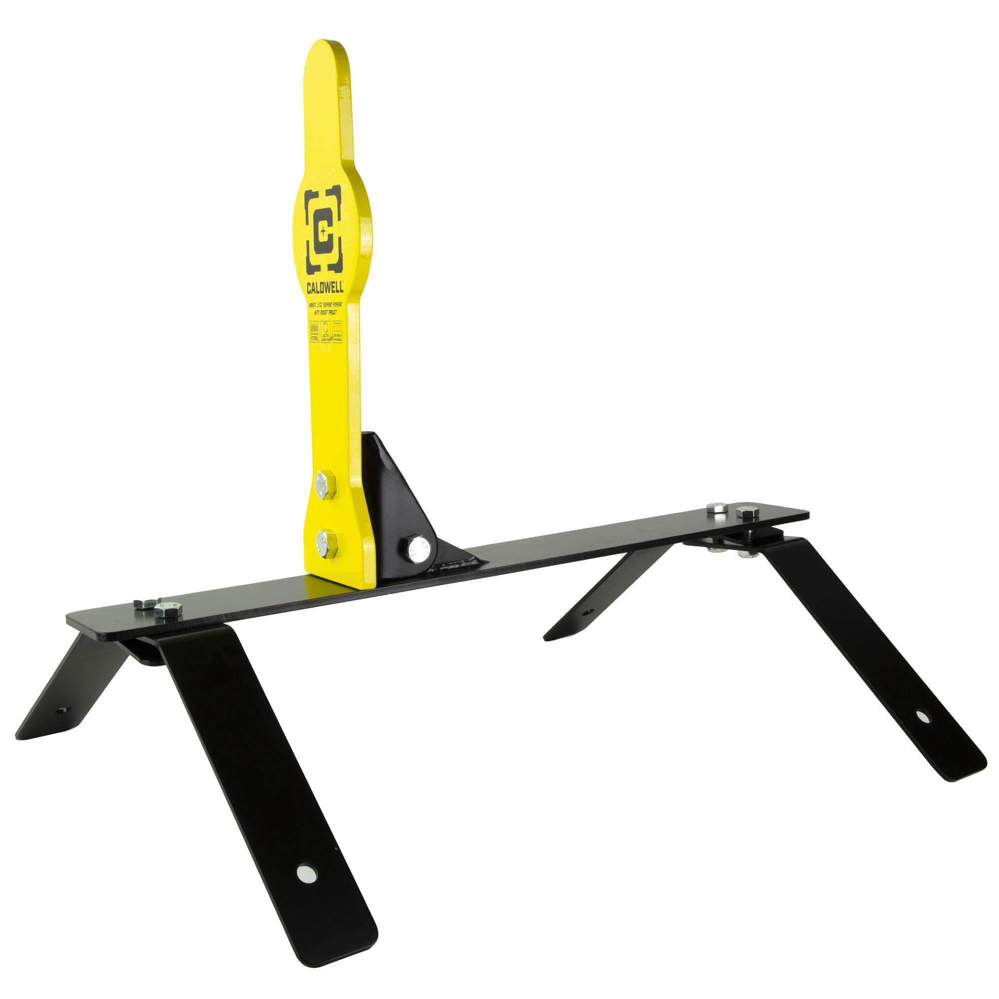 Caldwell Pepper Popper AR500 Steel Target Yellow | 4Shooters.com
