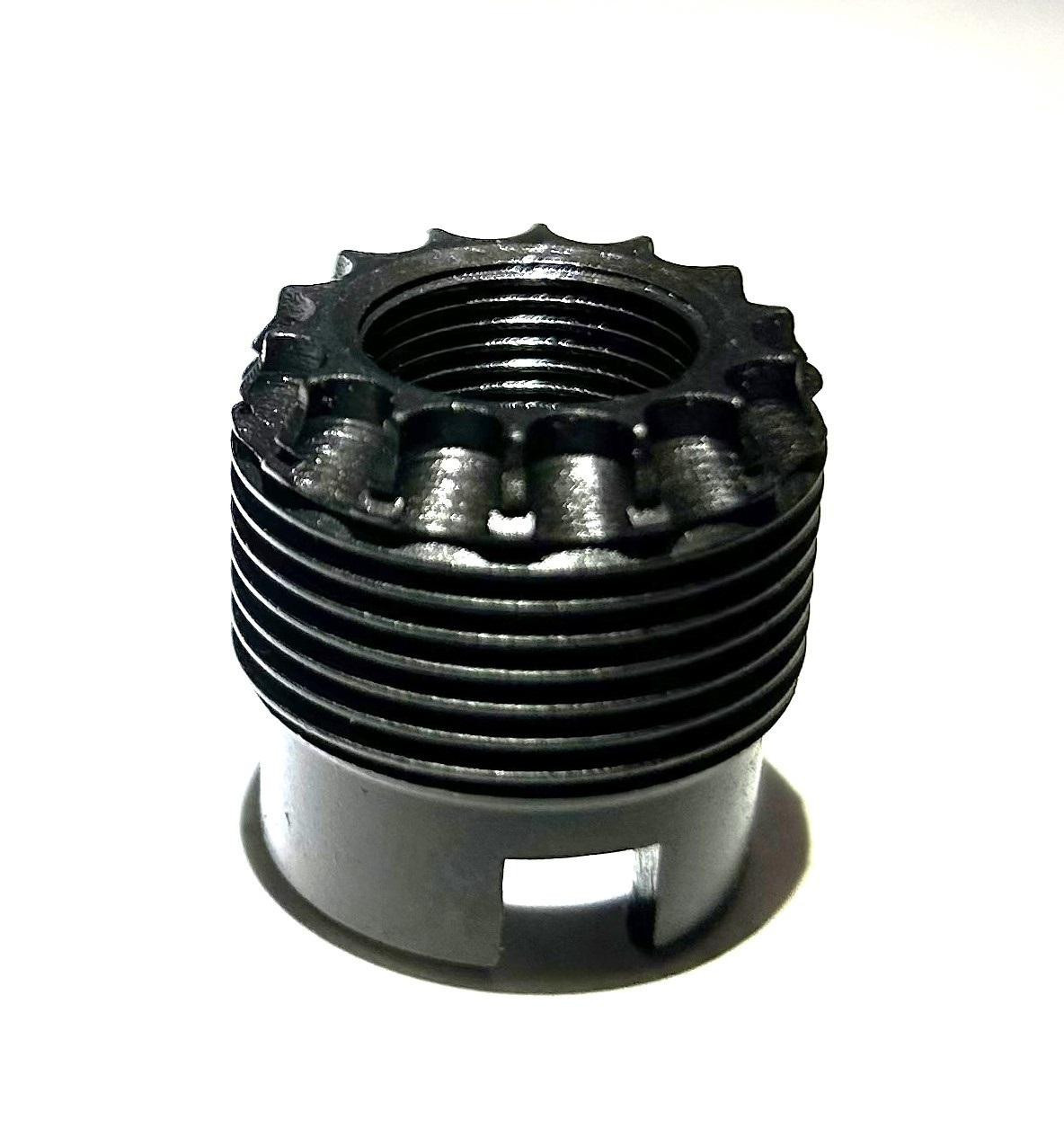 Krebs Custom M24 Adapter (14mmx1LH to 24mmRH) with Heat Treat and Black ...