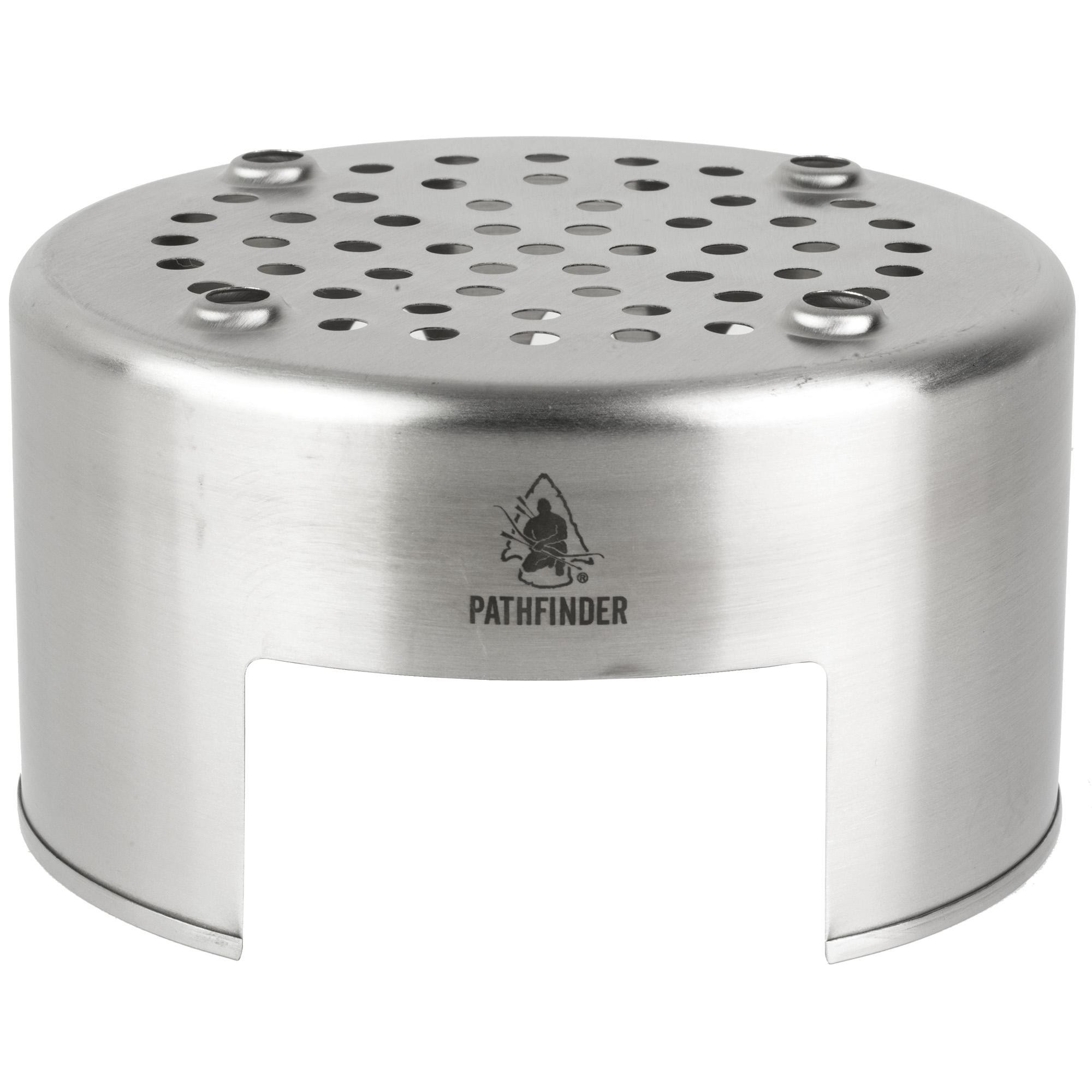 Pathfinder Bush Pot and Pan Stove Stainless Steel | 4Shooters.com