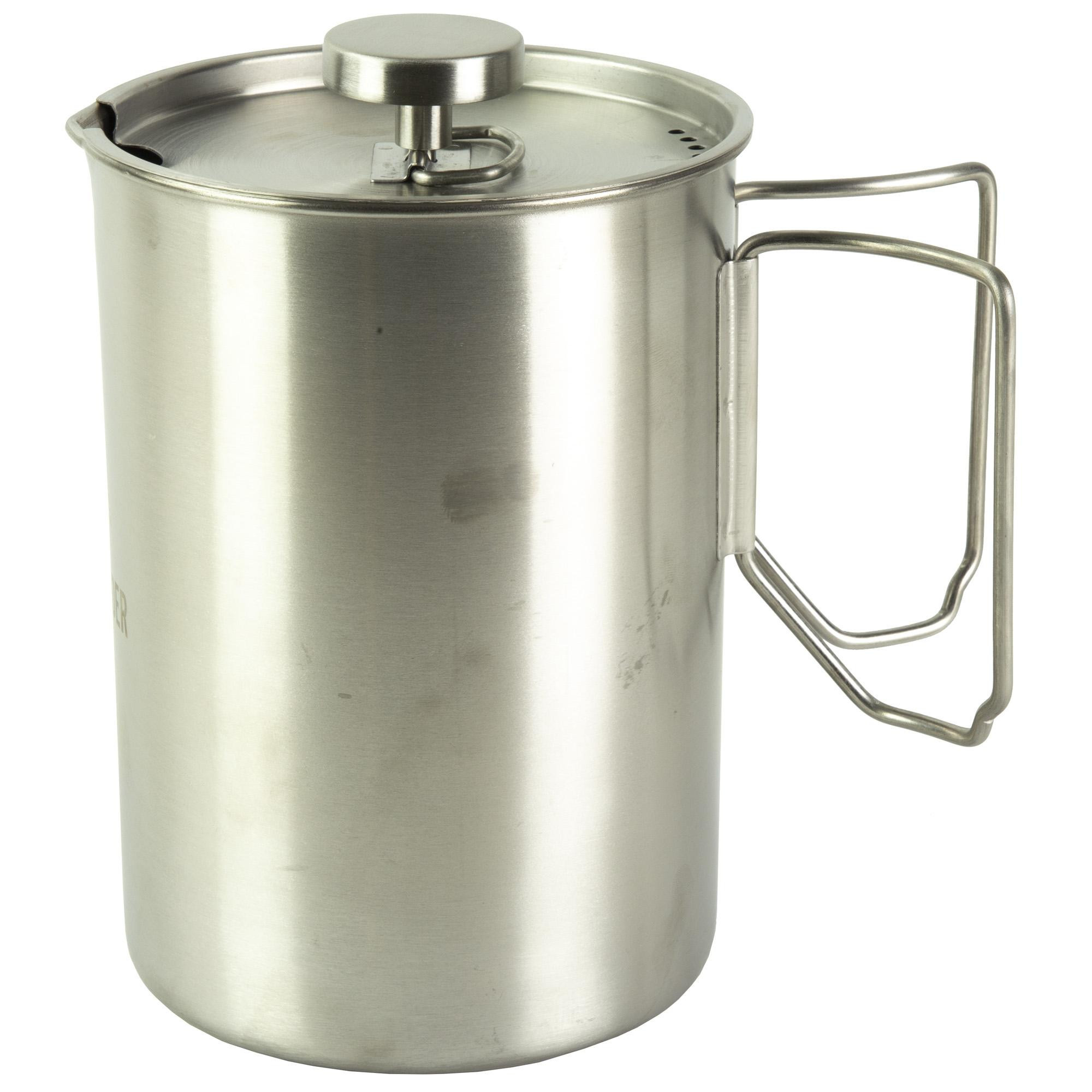 Pathfinder French Press Kit Stainless Steel 48oz | 4Shooters.com