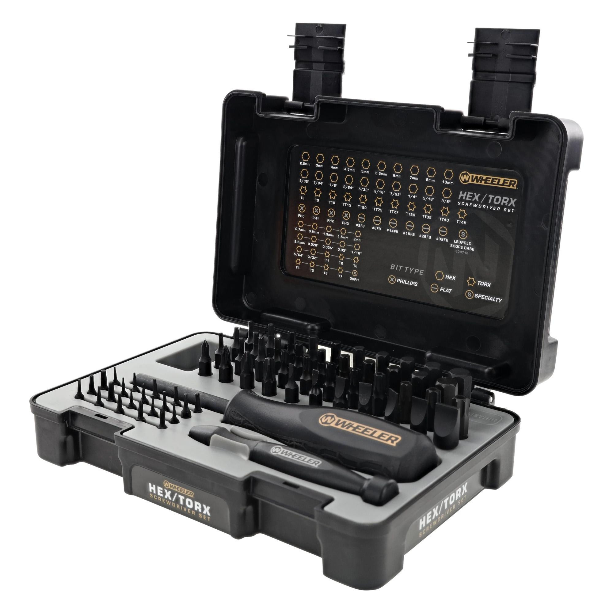 Wheeler 65 Piece Hex/Torx Driver Set | 4Shooters.com