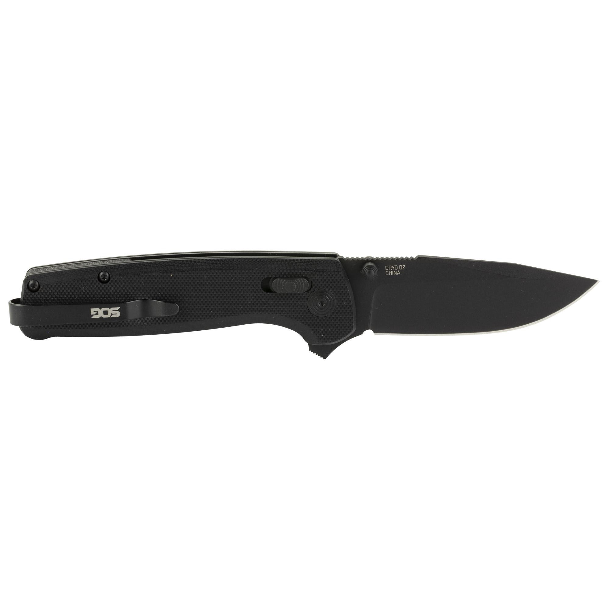 SOG Terminus XR Folding Knife Clip Point Straight Edge Blade 2.95 ...