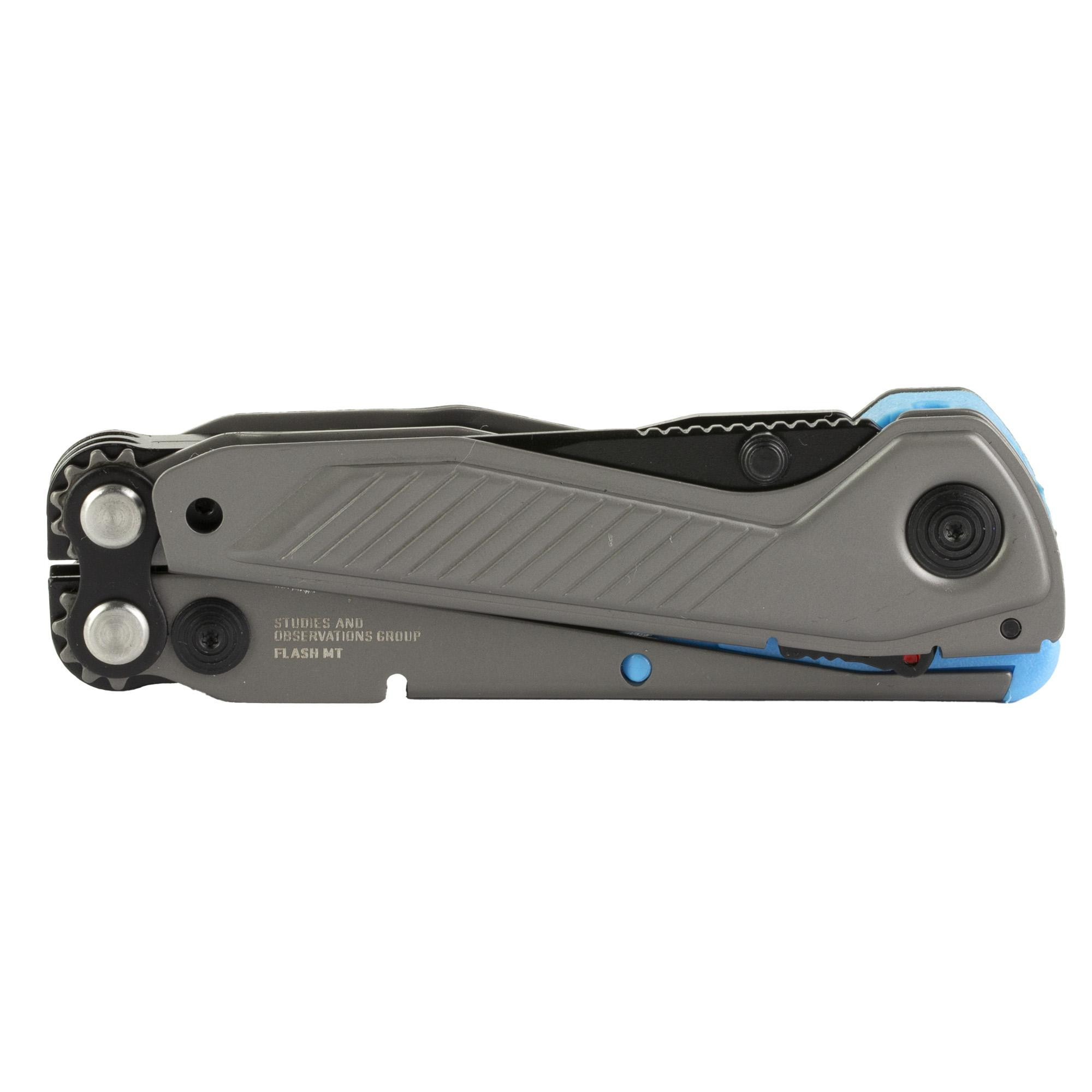 SOG Flash MT 7 Tool Multi-Tool Urban Gray/Cyan | 4Shooters.com