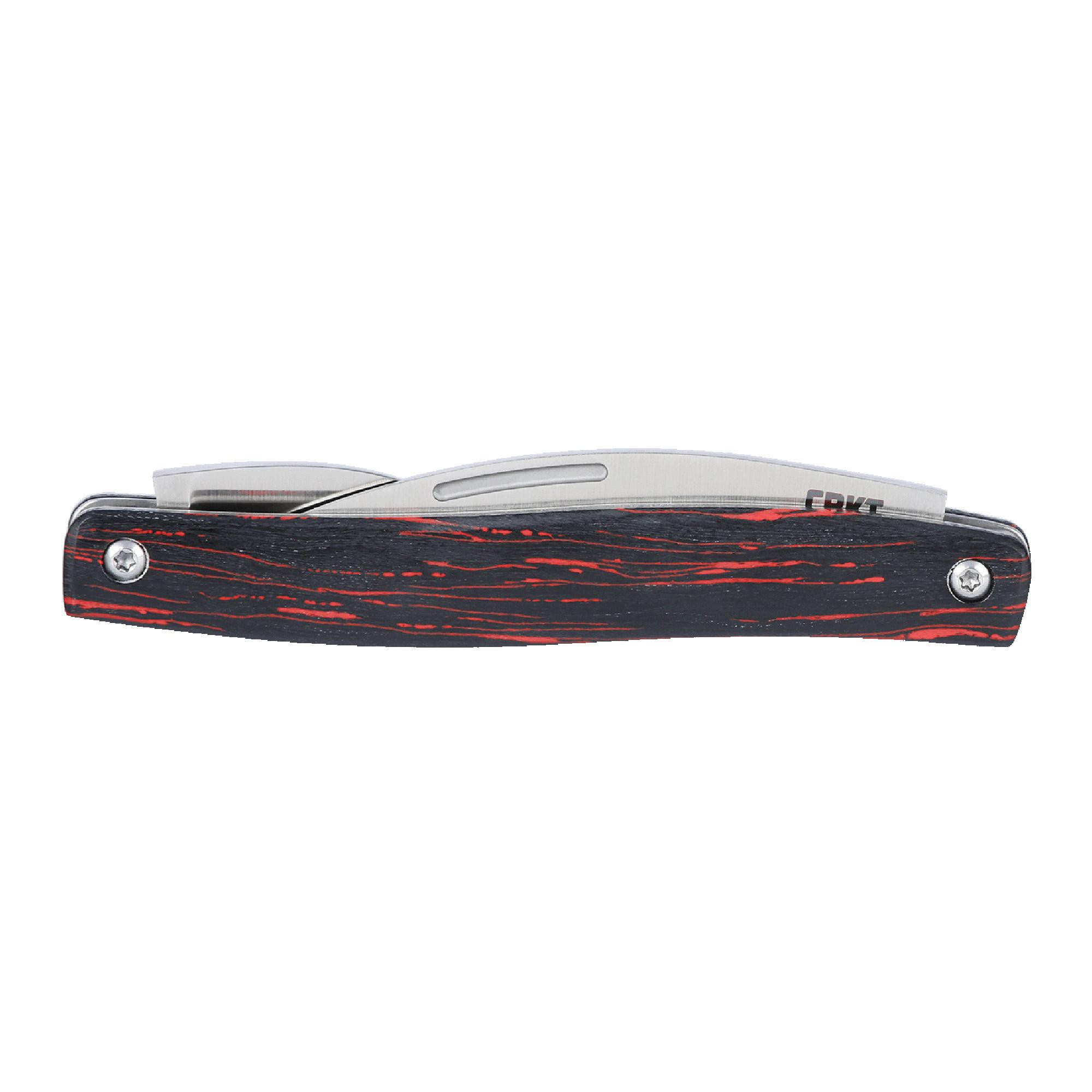 Columbia Forebear Red & Black Folding Knife Silver Blade 2.29"/1.06 ...