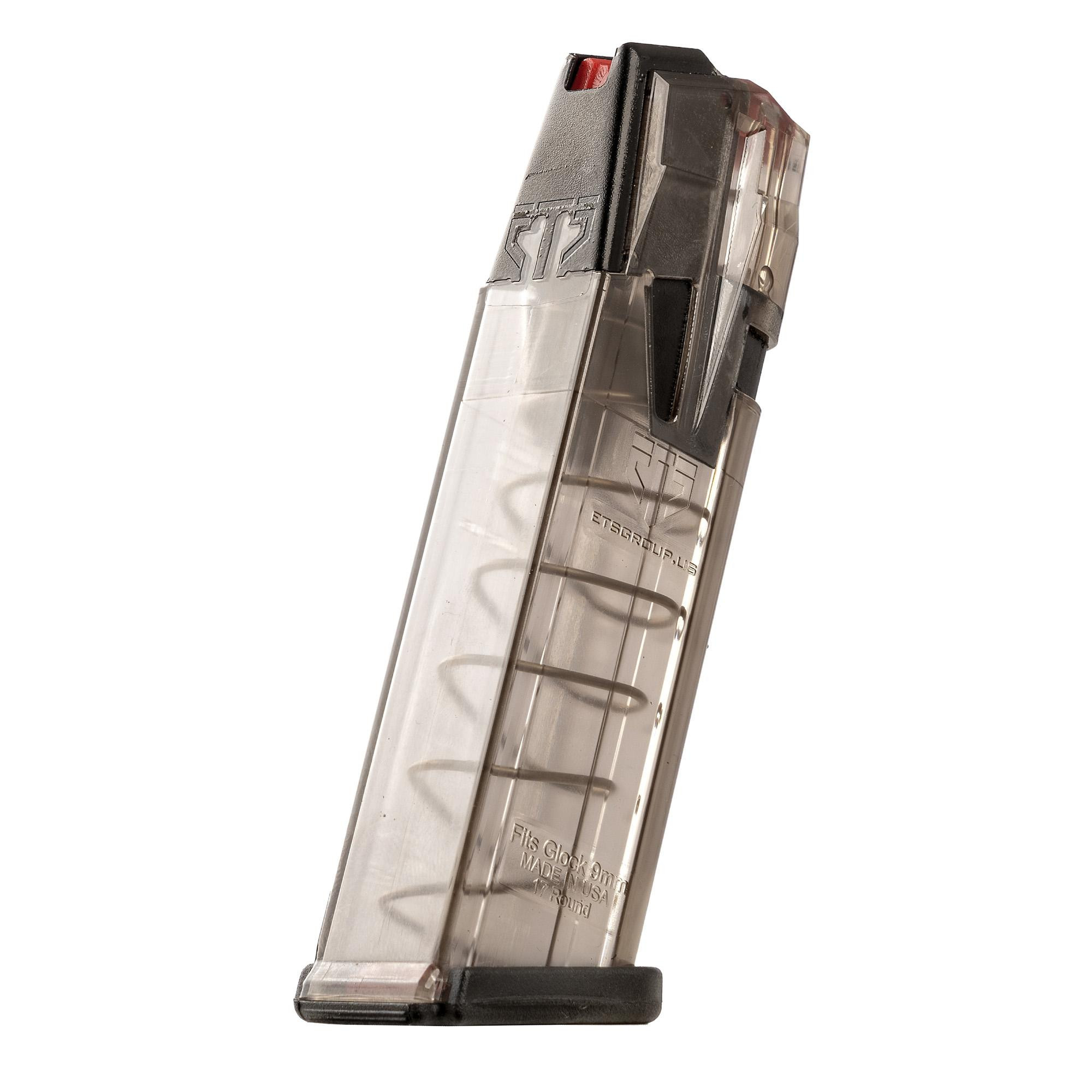 ETS Magazine Omega for Glock 17/19 9mm 17Rd Clear | 4Shooters.com