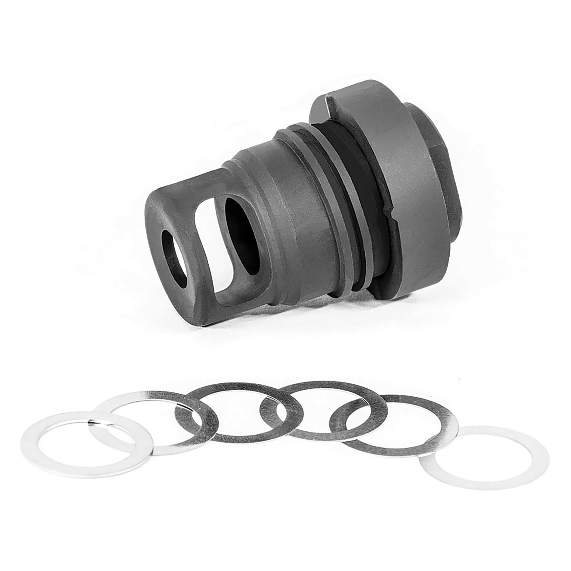 YHM Mini QD Muzzle Brake 9mm 5/8"-24 | 4Shooters.com