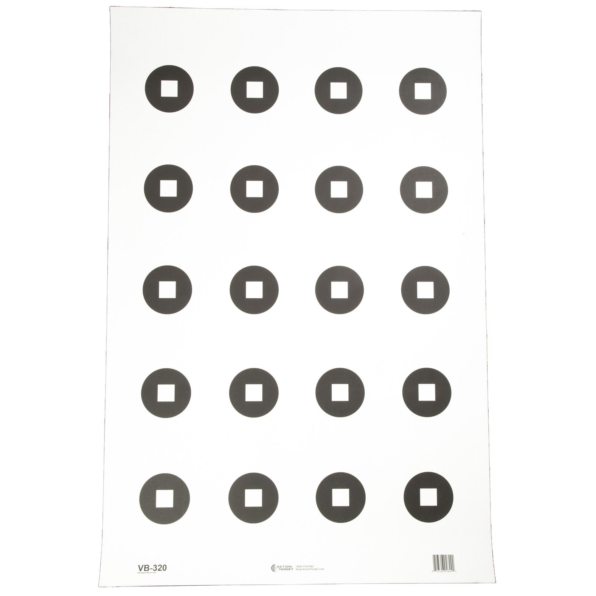 Action Target Military 3" Aimpoint Dot Training Black/White 100Pk ...
