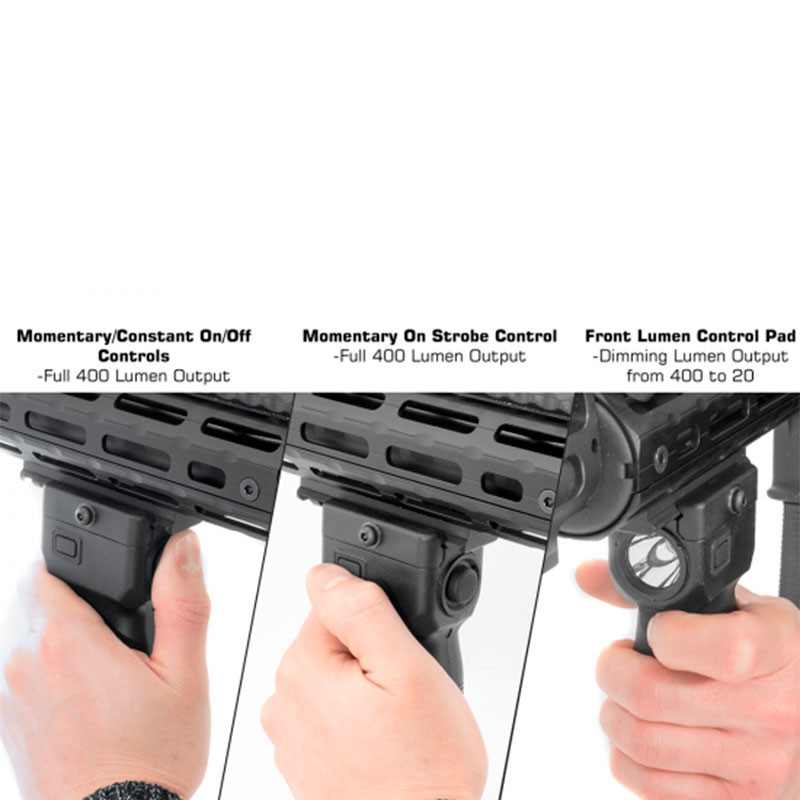 UTG Polymer Grip Light 400 Lm | 4Shooters.com