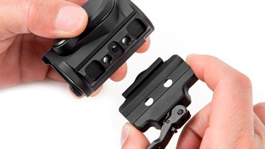 UTG ACCU-SYNC 2018R Dot Sight Red 3 MOA Single Dot for Mini ACOG ...