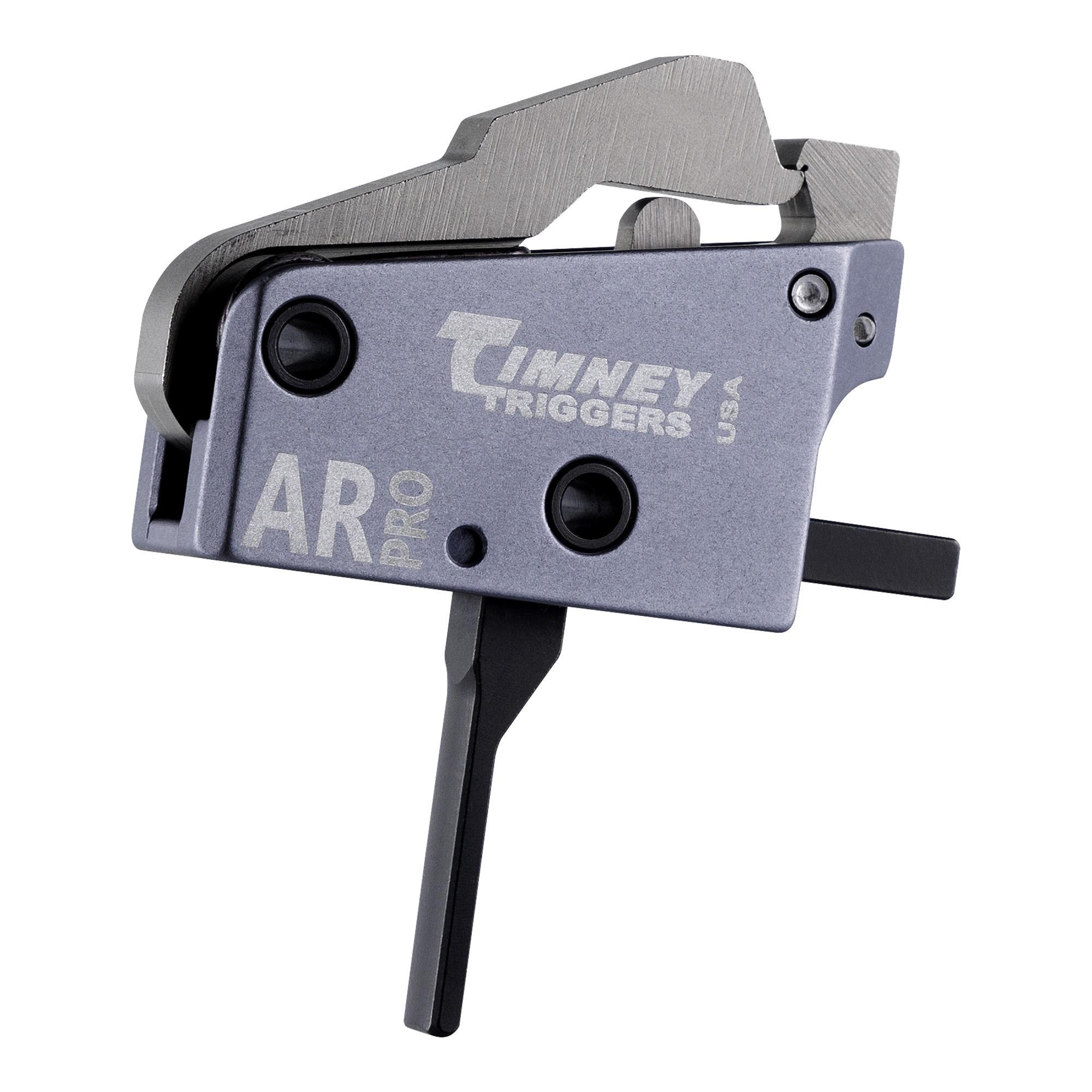 Timney AR PRO Drop In Flat Trigger Two Stage AR-15 Black | 4Shooters.com