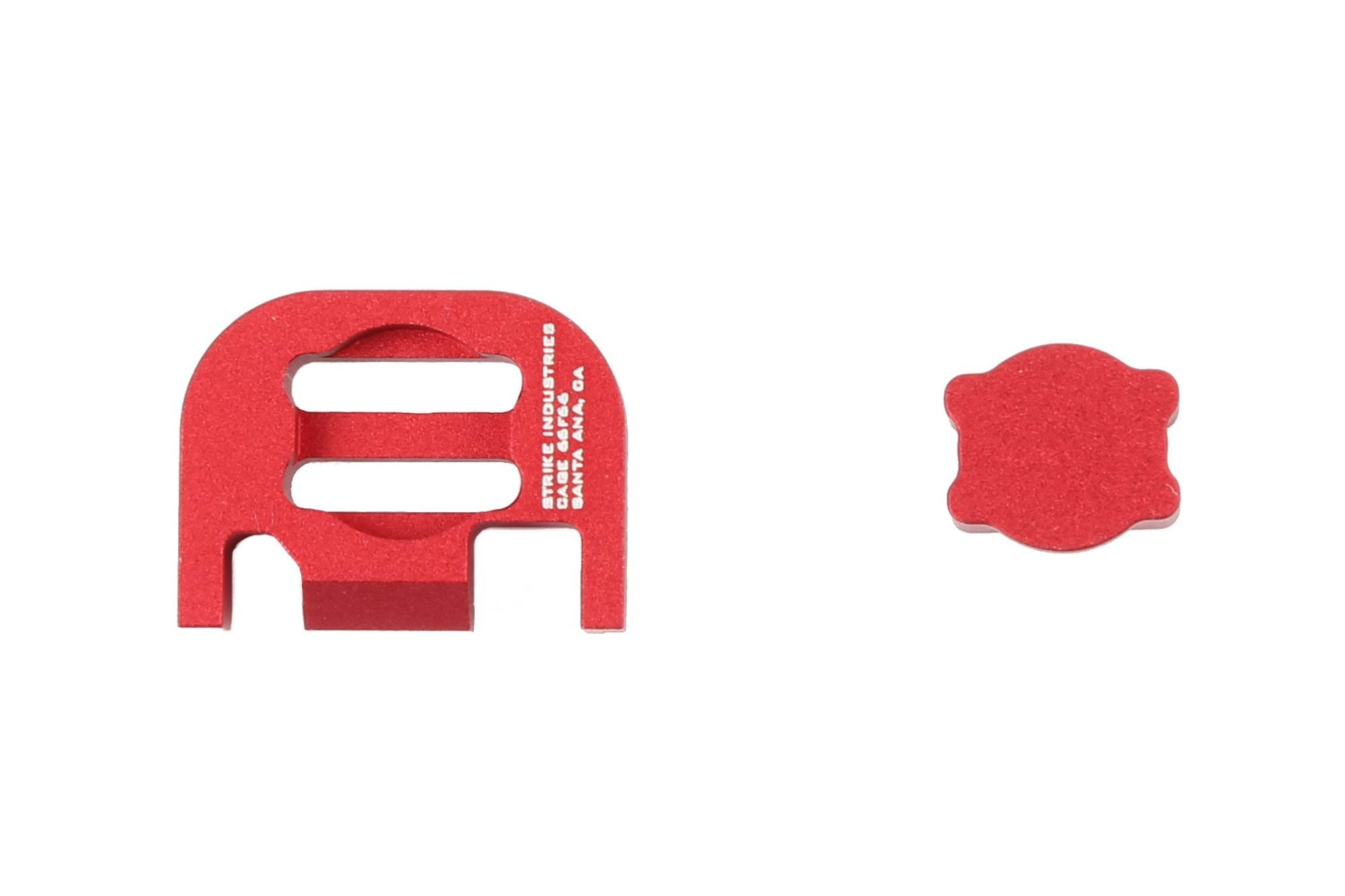 Strike Industries Slide Plate for Glock V2 Red | 4Shooters.com