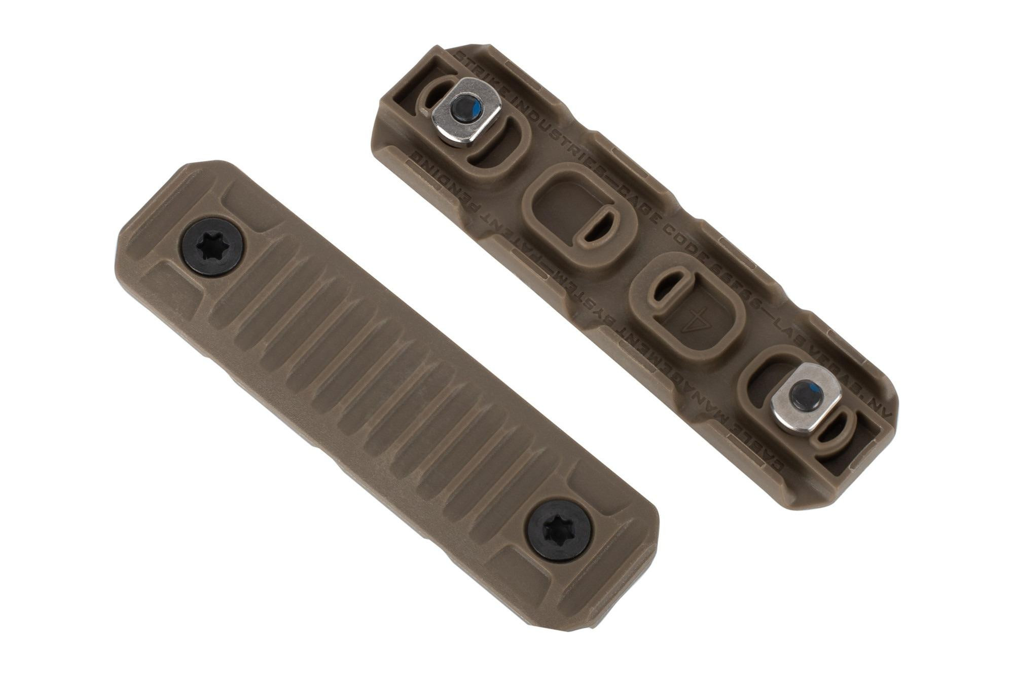 Strike Industries M-LOK Cable Management Rail Covers Long 2Pcs FDE ...