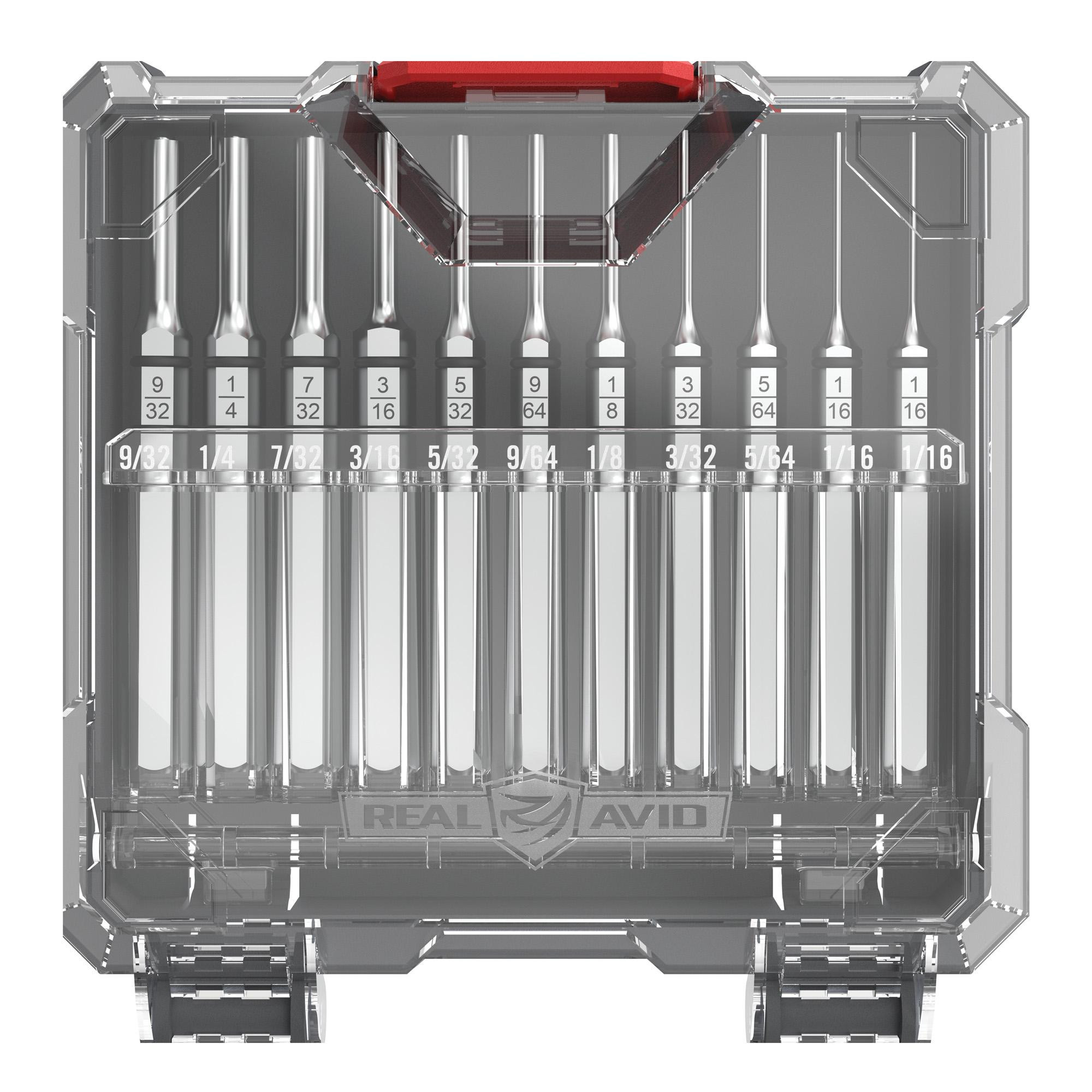 Real Avid Accu-Punch 11Pс Roll Pin Punch Set w/Case | 4Shooters.com