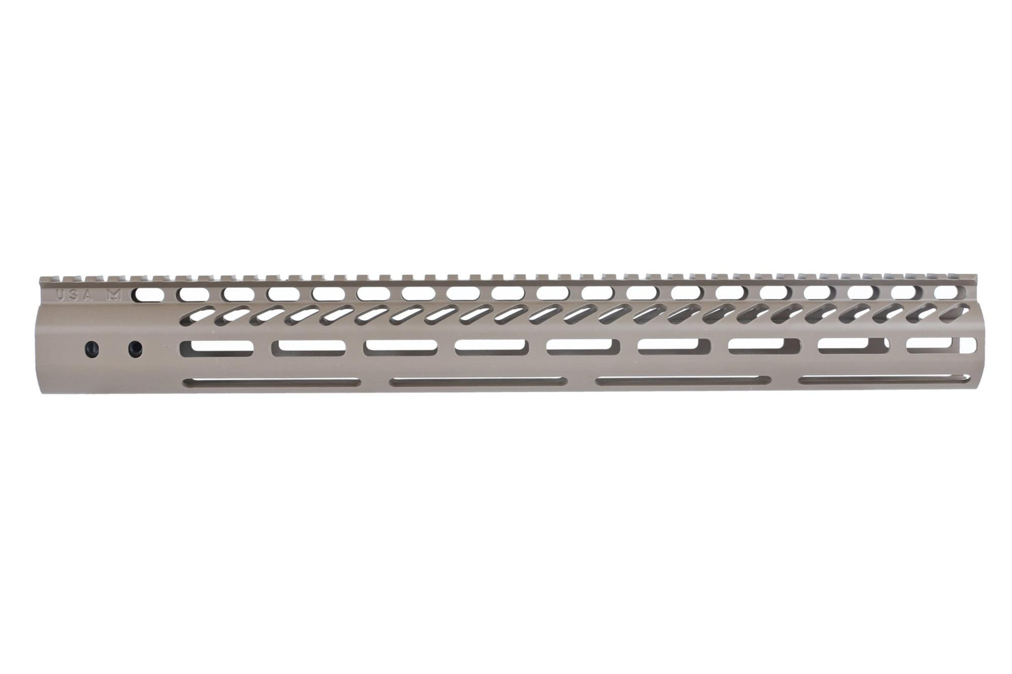 Guntec USA 16.5" .308 Ultra Lightweight Handguard DPMS Low M-LOK Flat ...