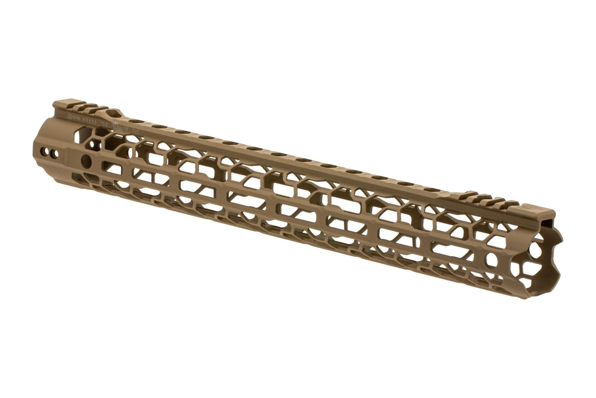 Odin Works O2 Lite M-LOK Free Float Forend FDE 15.5" | 4Shooters.com