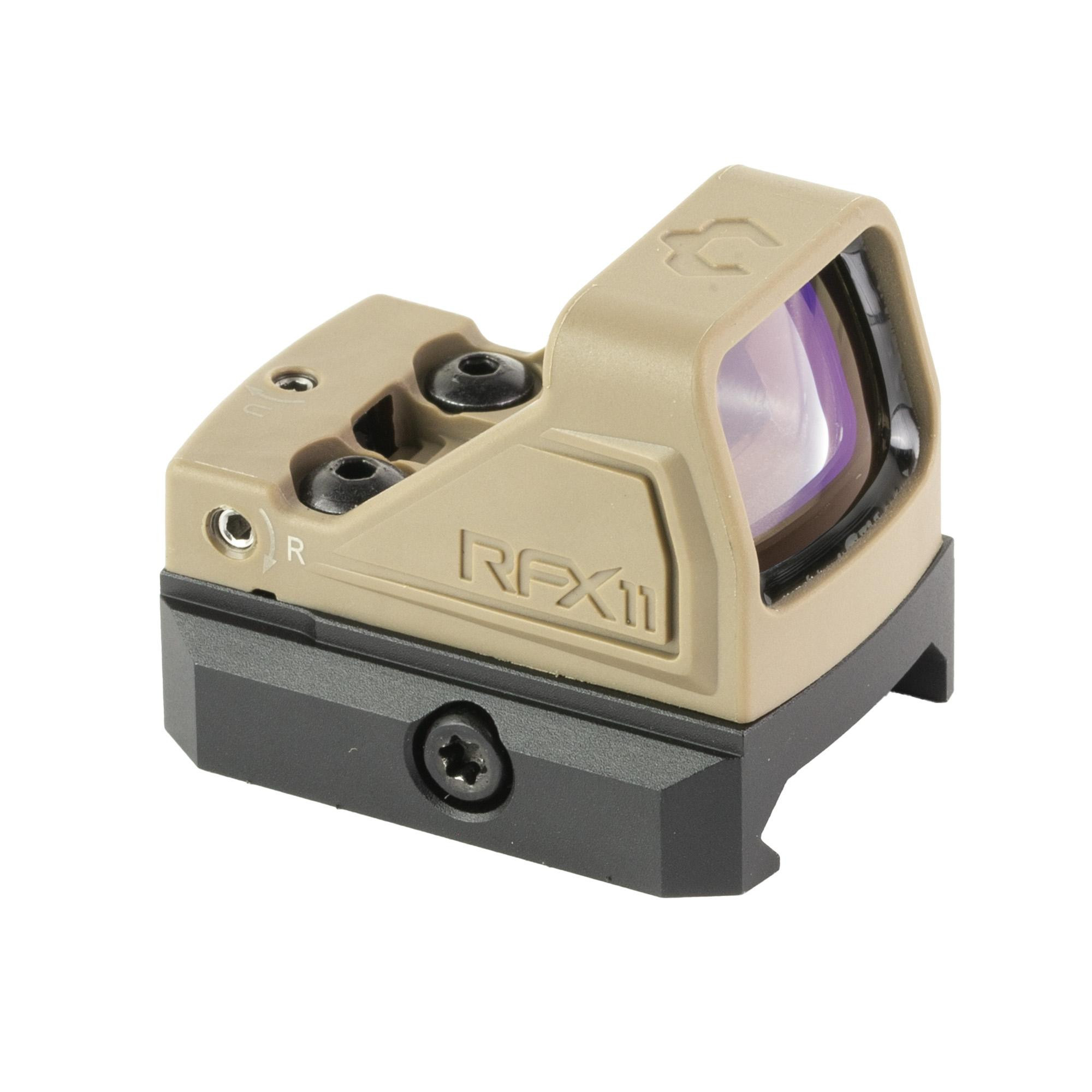 Viridian RFX11 Red Dot 3MOA Micro Green Dot 1X16mm FDE | 4Shooters.com