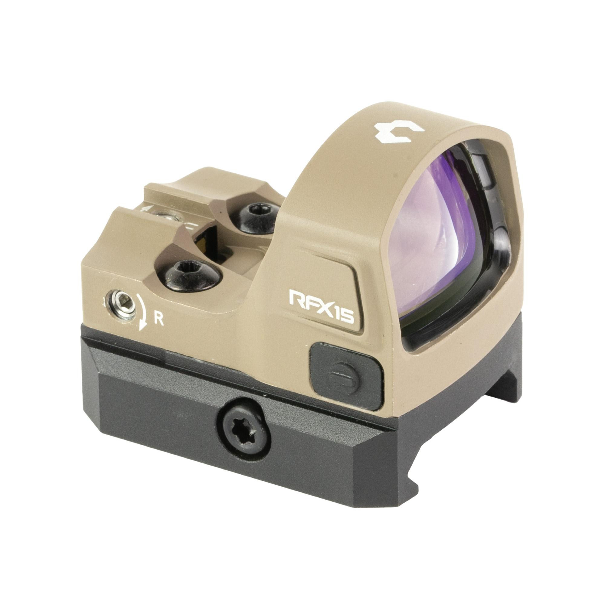 Viridian RFX15 Red Dot 3MOA Micro Green Dot 1X17mm FDE | 4Shooters.com